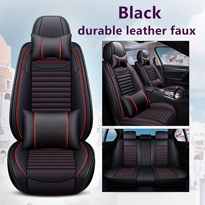 resistant Pu Leather Car Seats Covers 5 Seats - Temu Australia