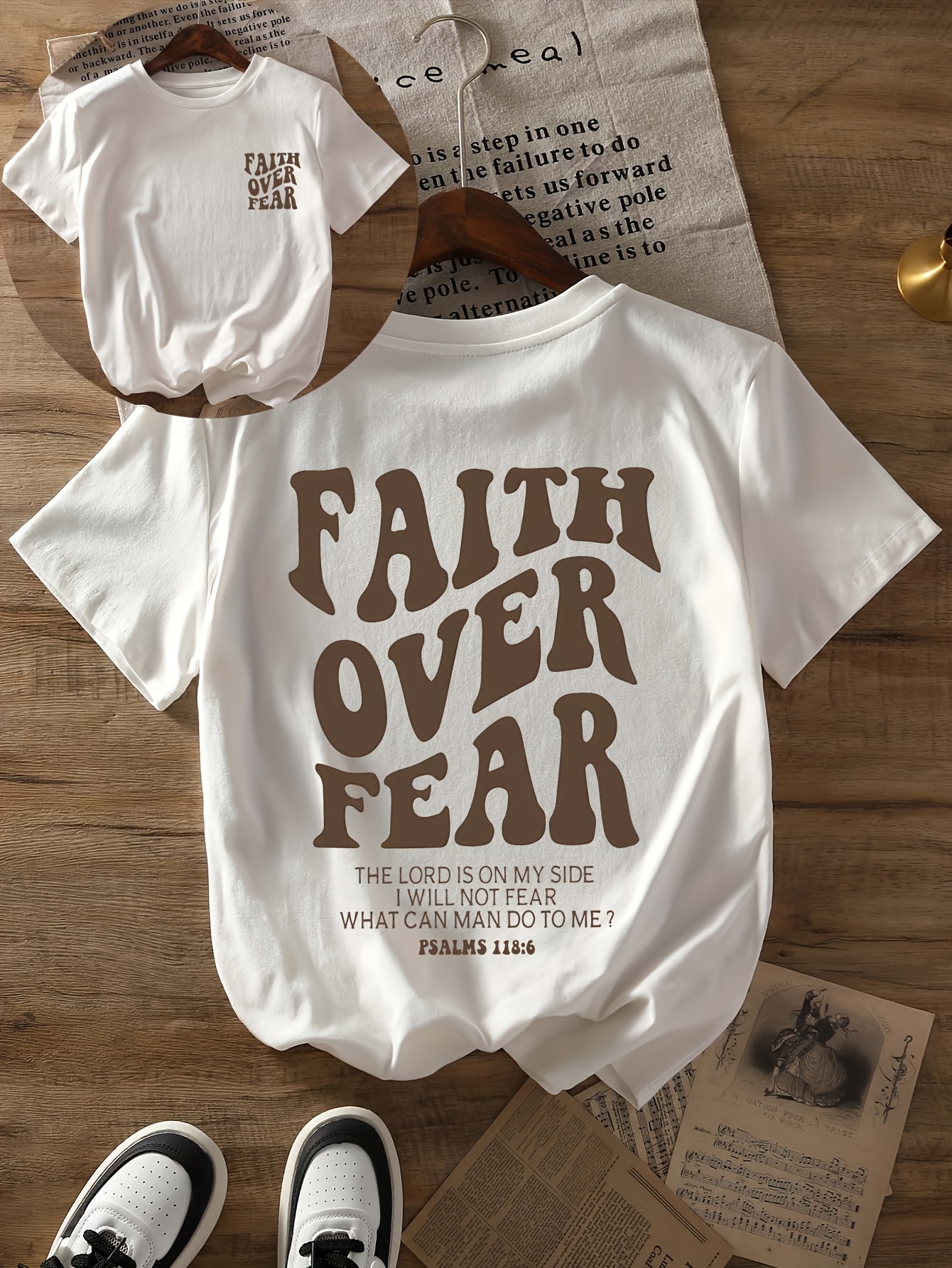 faith shirts sold on Temu United States