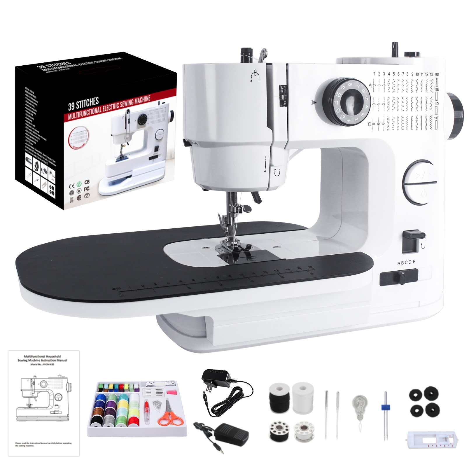 sewing machine kit sold on Temu United States