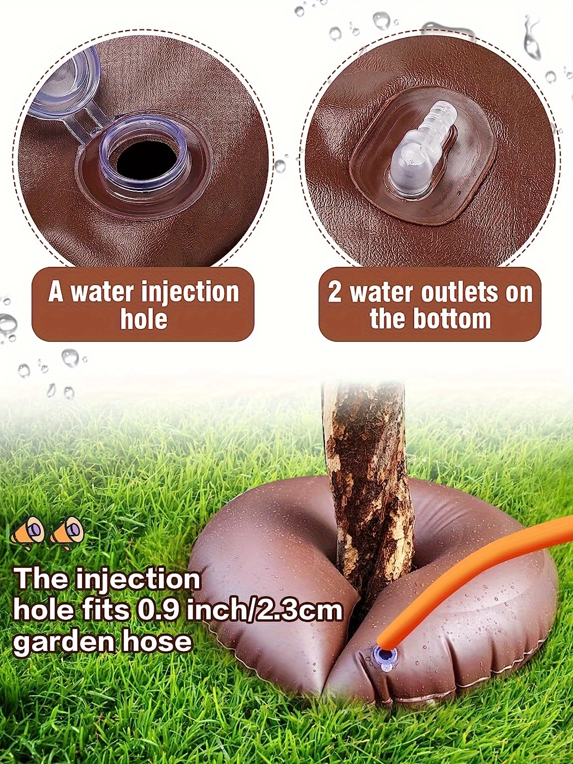 10 gallon Tree Watering Bags Easy fill System Durable Pvc - Temu Malaysia