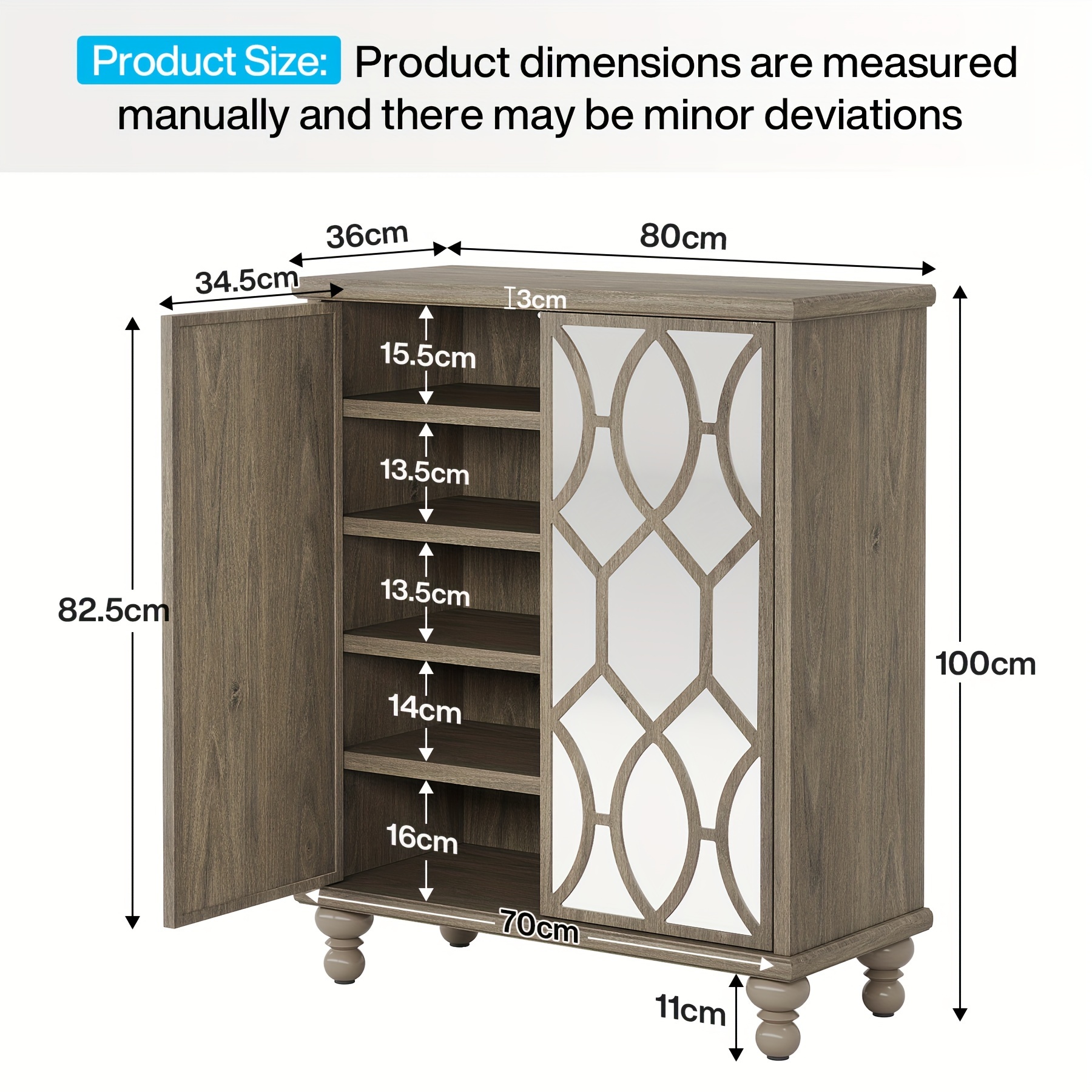 shoe cabinet 5 tier large modern shoe organizer Temu