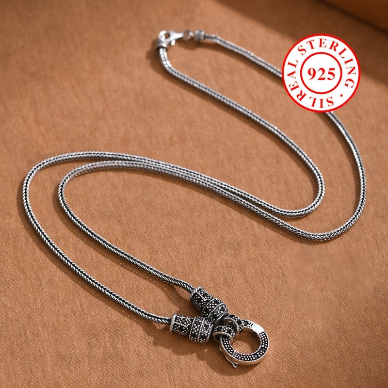 Hypoallergenic Premium Sense 925 Silver Men's Jewelry - Temu United Kingdom