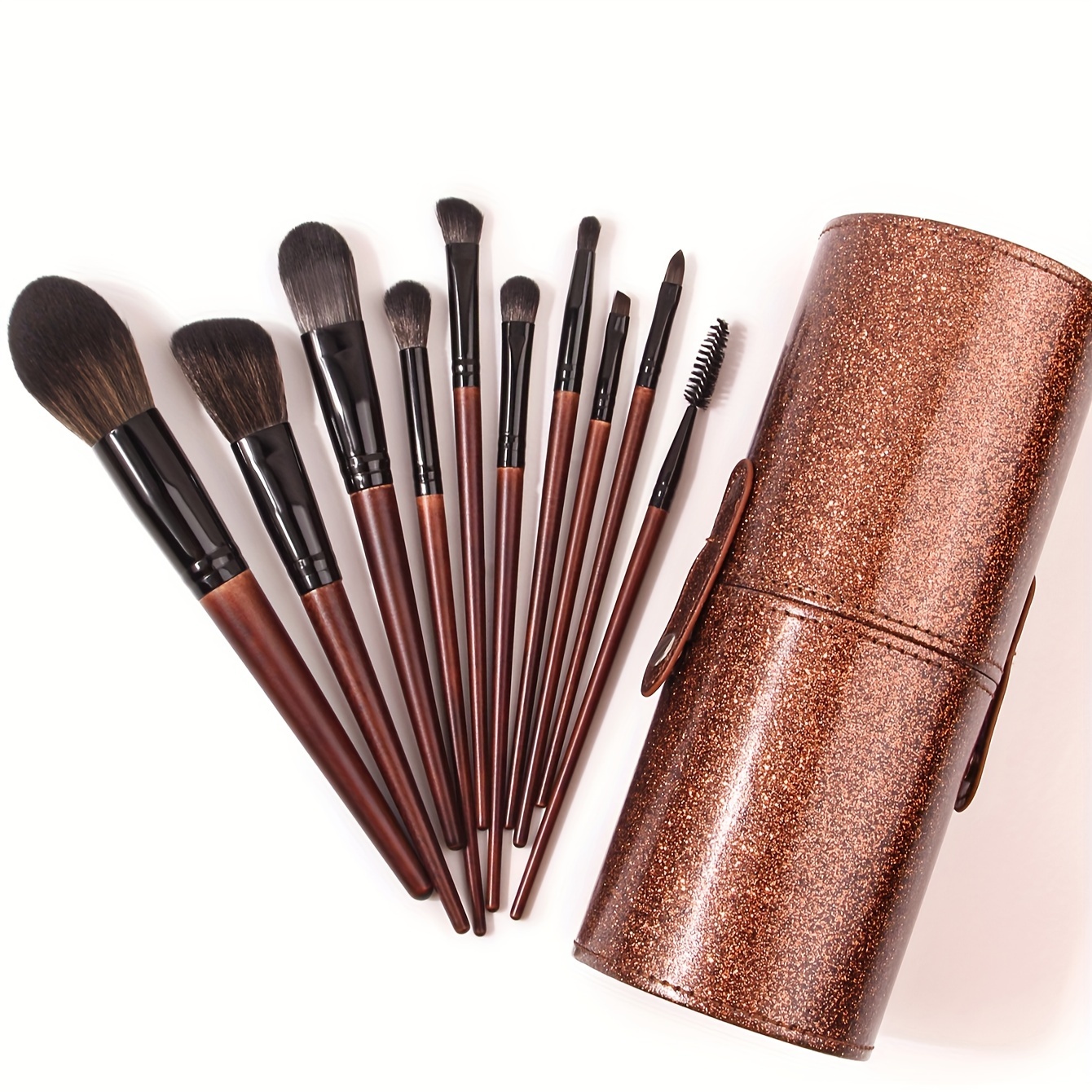 Professional Makeup Brush Set Storage Bucket – Premium - Temu Oman