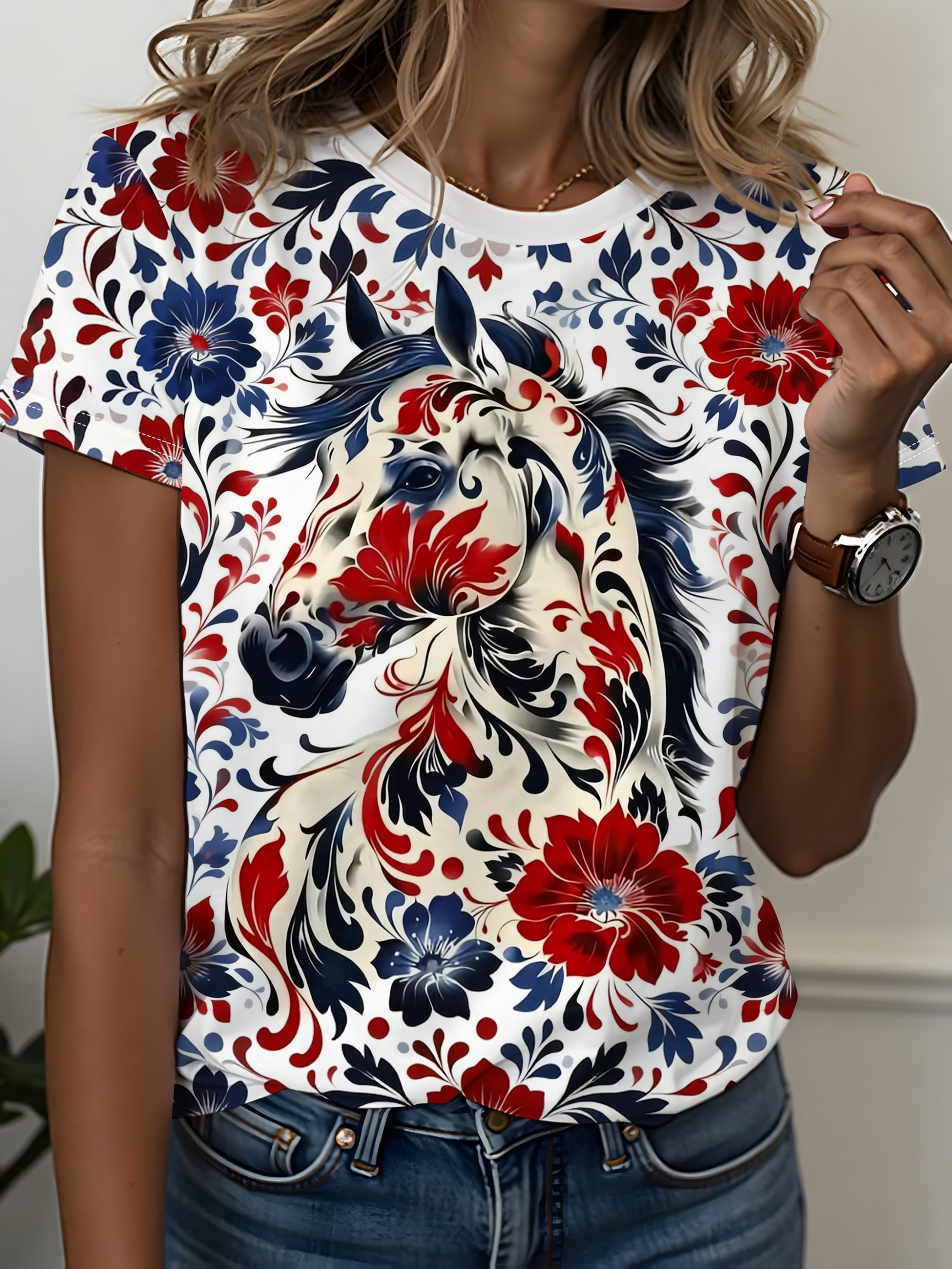 horse print clothing sold on Temu United States