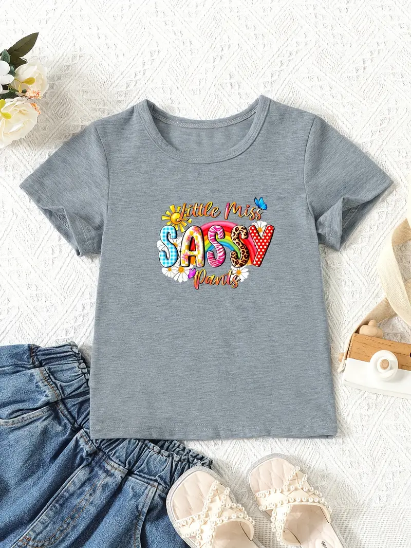 Graffiti Little Miss Sassy Pants Butterfly Graphic Print Temu Denmark