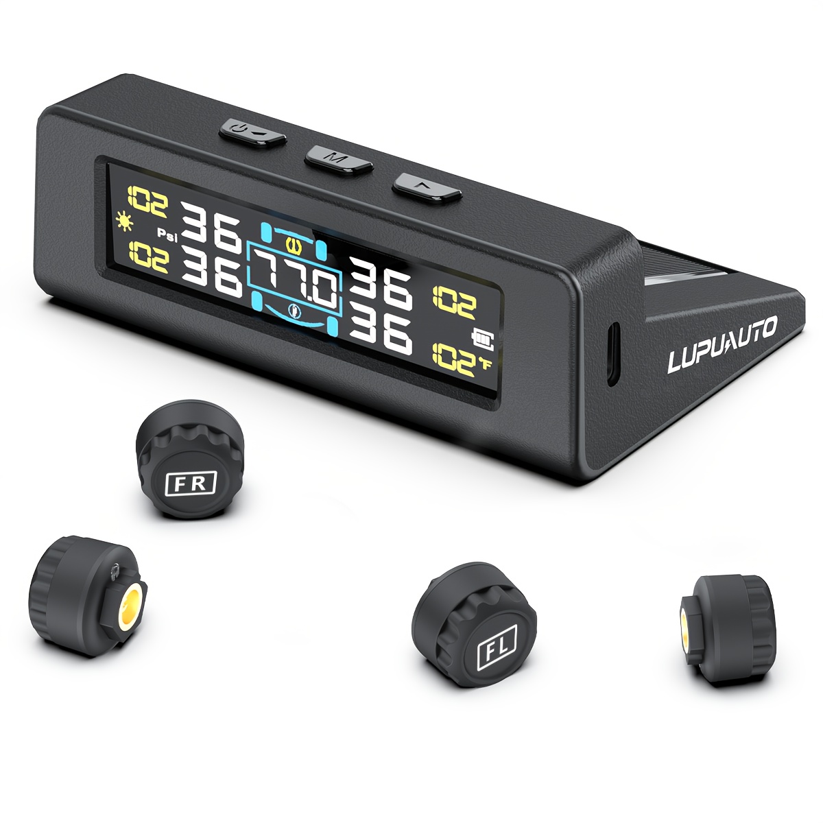 tire pressure monitor sold on Temu United States
