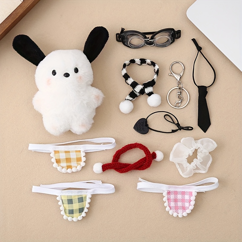 cat plush keychain