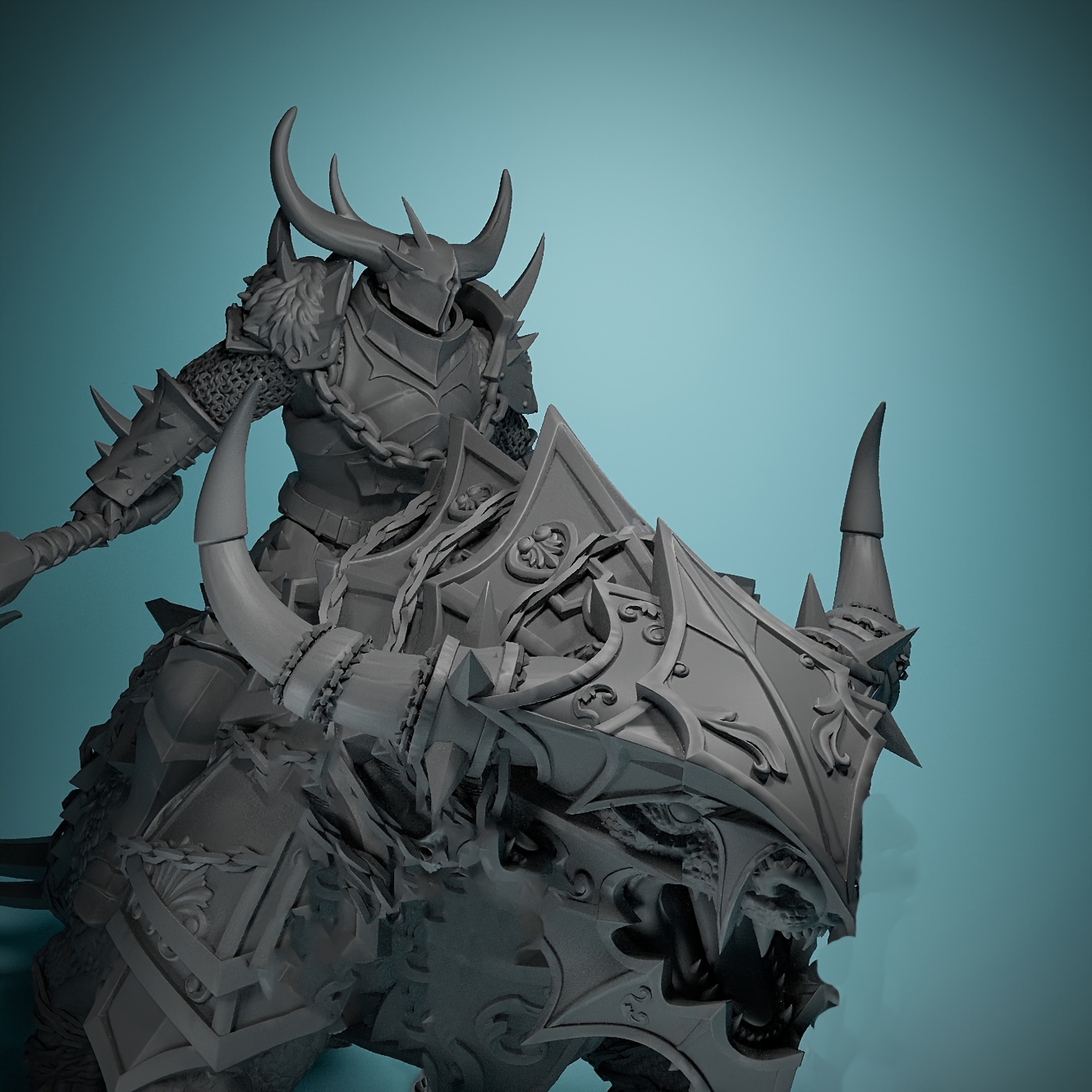 Dual Axe Light Soldier Miniature Base Unpainted - Temu