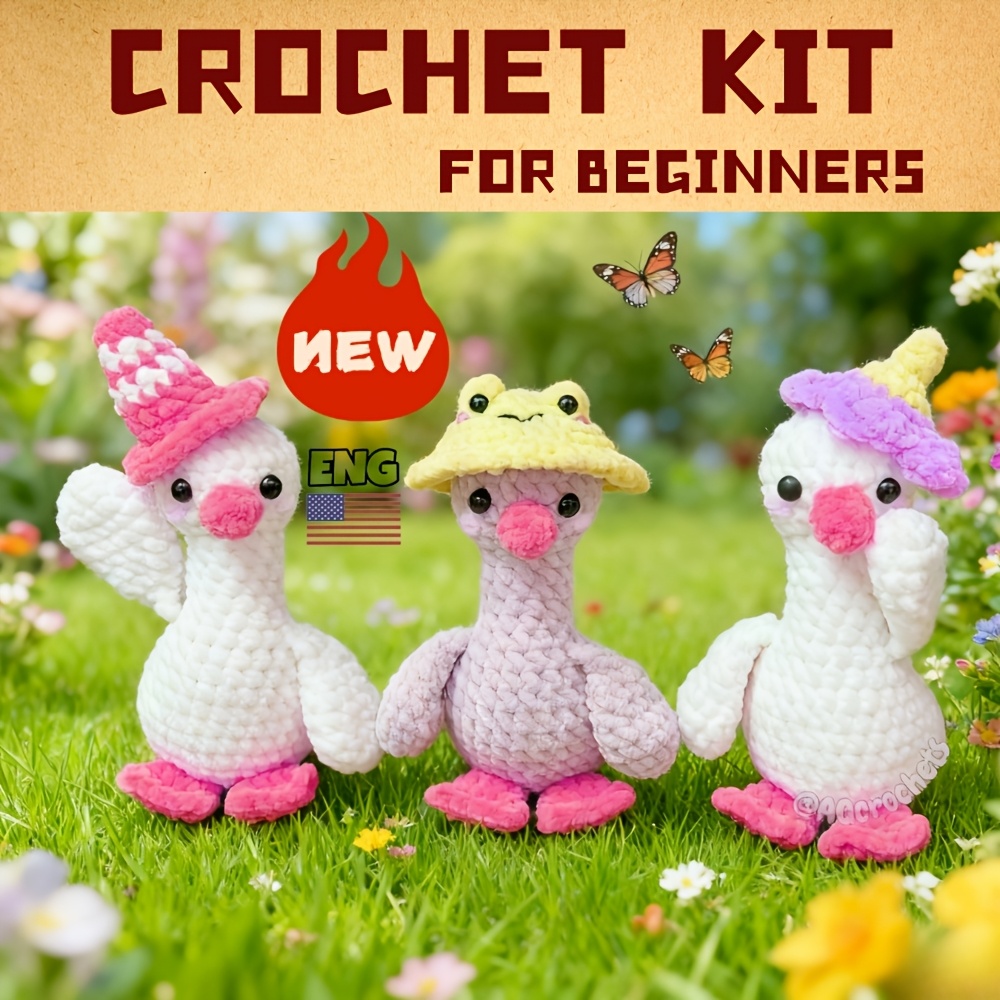 crochet kits sold on Temu United States