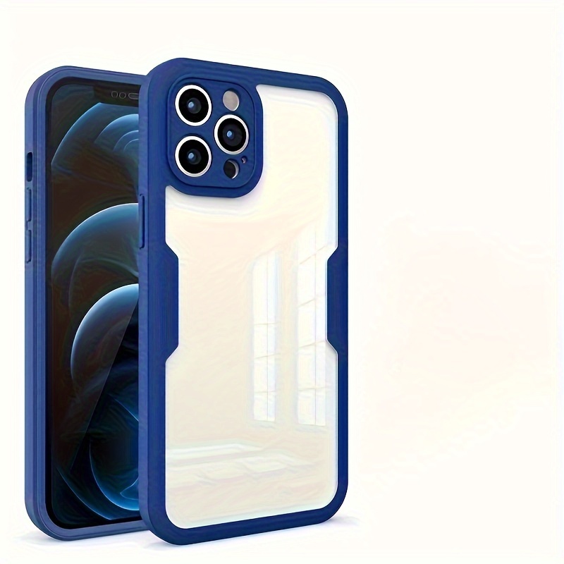 Front + Back Protect Shockproof Case Iphone 15 14 13 12 11 - Temu ...