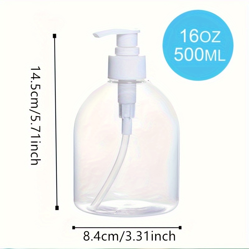 Empty Pump Bottles Hand Sanitizer Plastic Clear Vacuum Press - Temu United