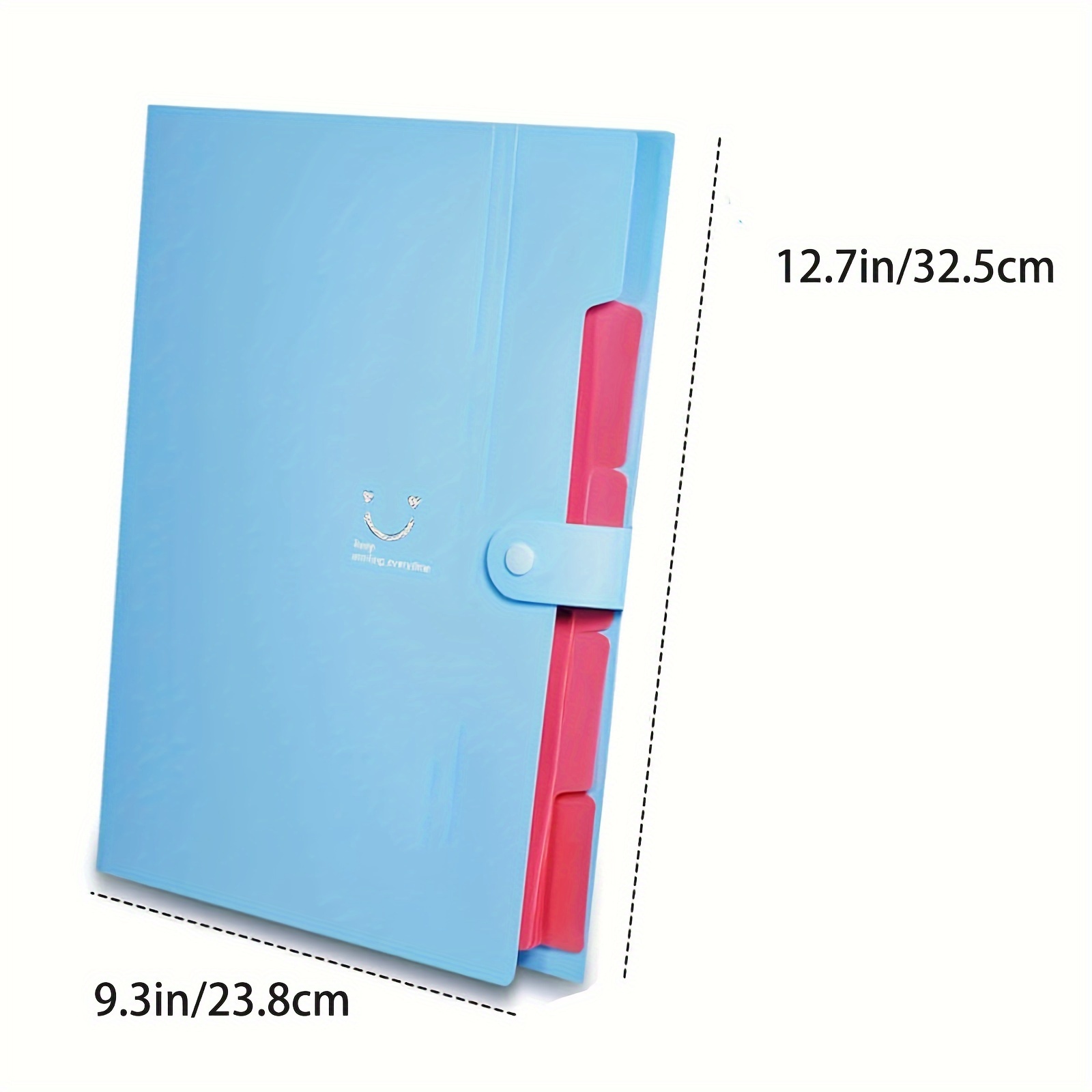 Smiling Accordion File Folder Organizer Waterproof Plastic - Temu