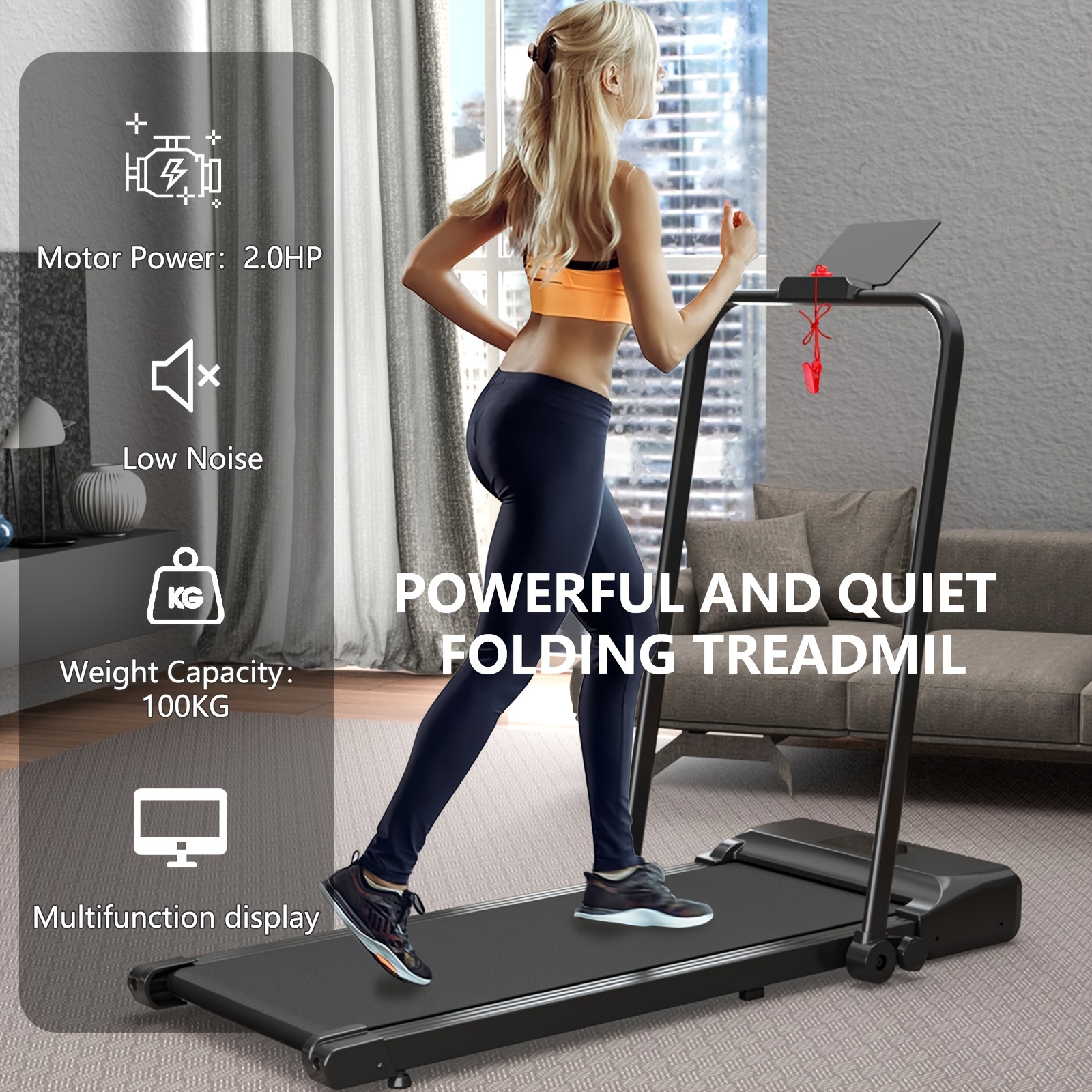 Foldable Treadmill 1 12km H 2 Walking Pad - Temu United Kingdom