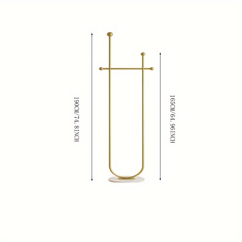 Metal Simple Coat Storage Rack Household Simple Coat Stand - Temu ...