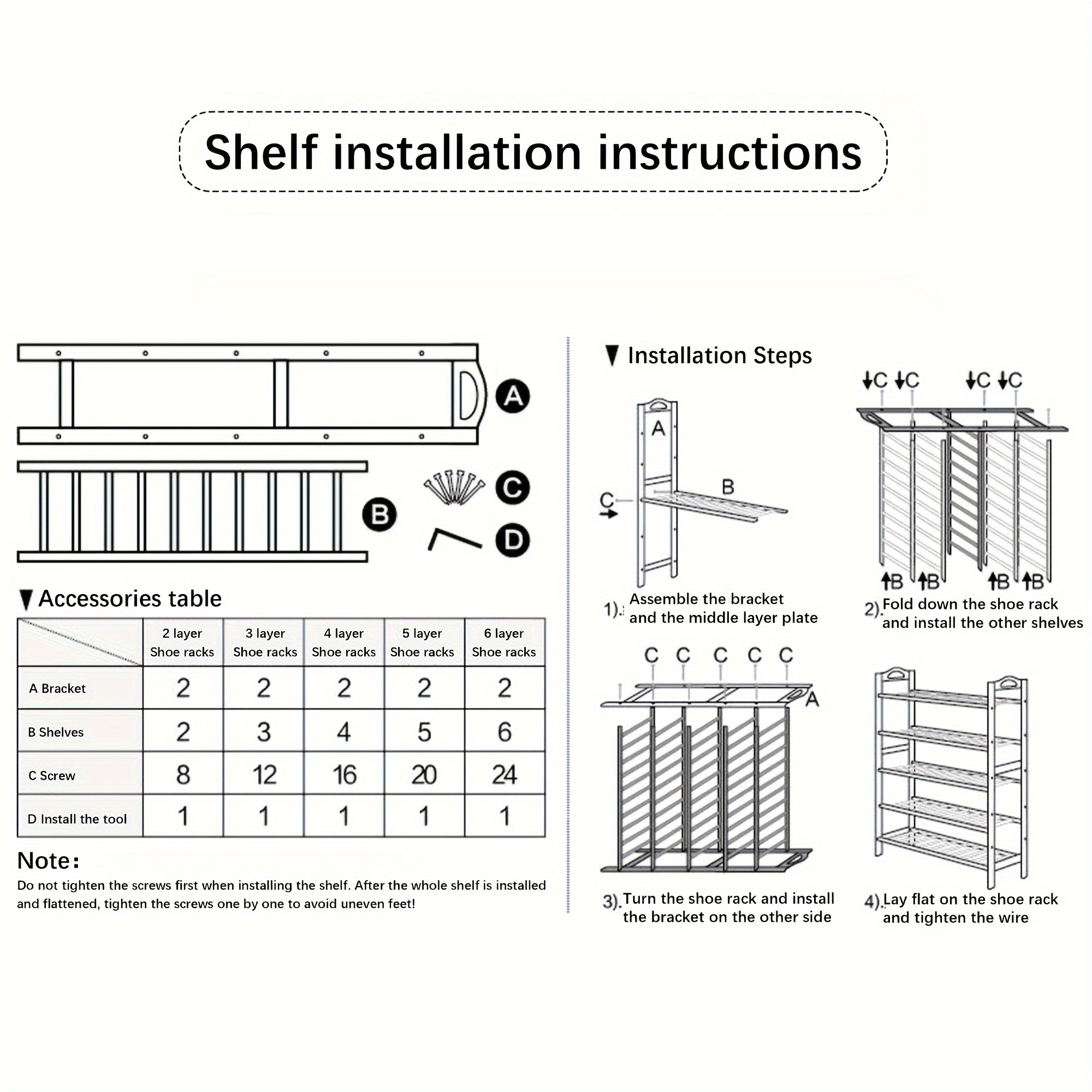 bamboo multifunctional floor standing shelf for and home with large ...