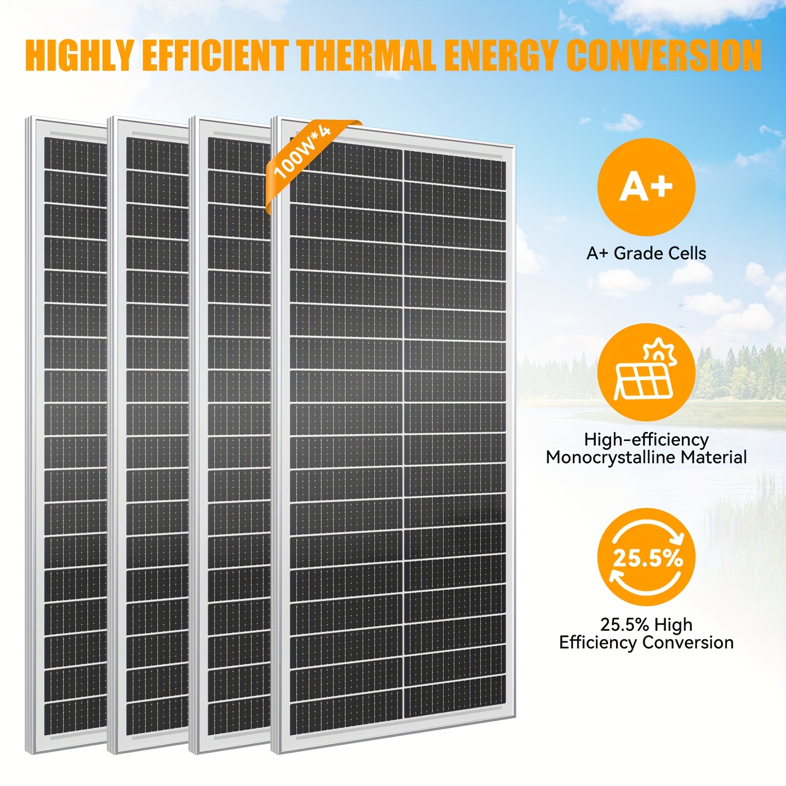 solar panels sold on Temu United States