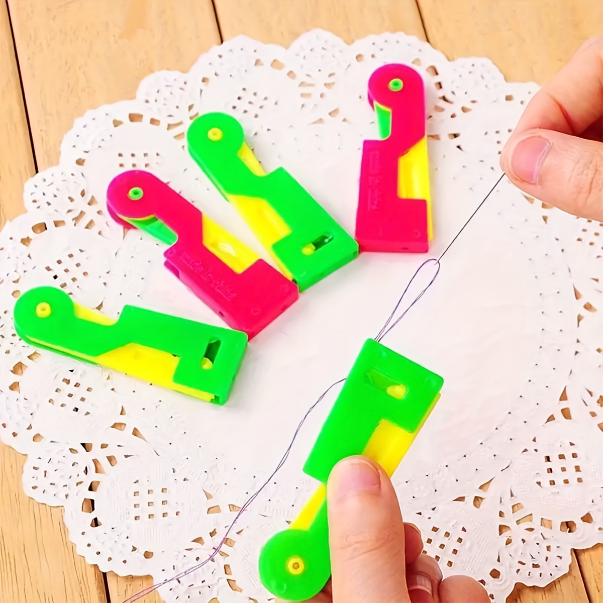 Easy Thread Sewing Helper Set 3 4 6pcs Multi Color Automatic Needle ...