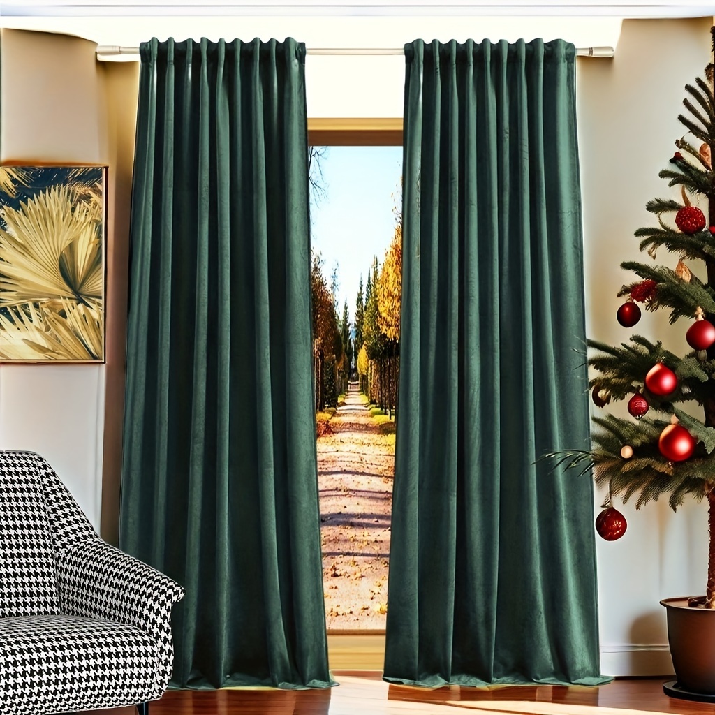 red curtains sold on Temu United States
