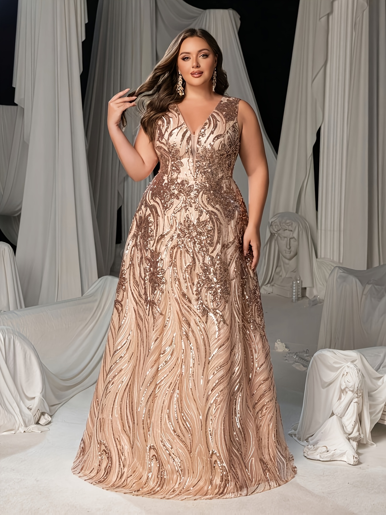 wedding dresses women sold on Temu Canada
