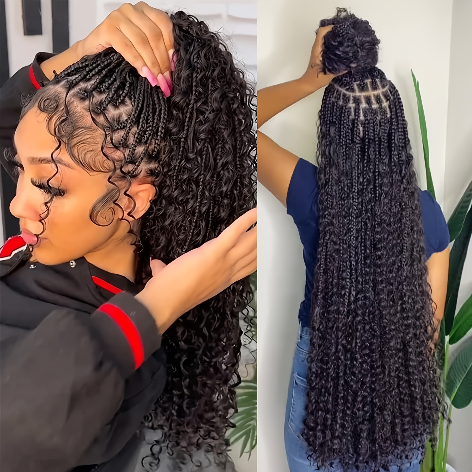 wigs braids sold on Temu United States