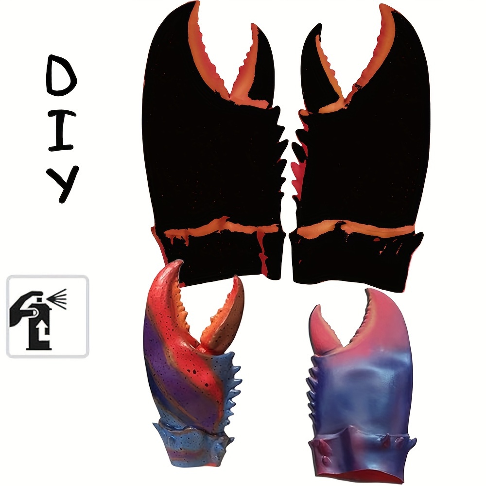 Funny Lobster Crab Claws Gloves Halloween Cosplay Pretend Play Game ...