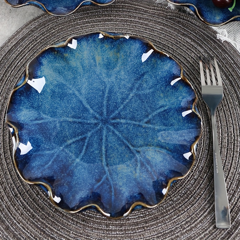 blue flower dishes sold on Temu United States