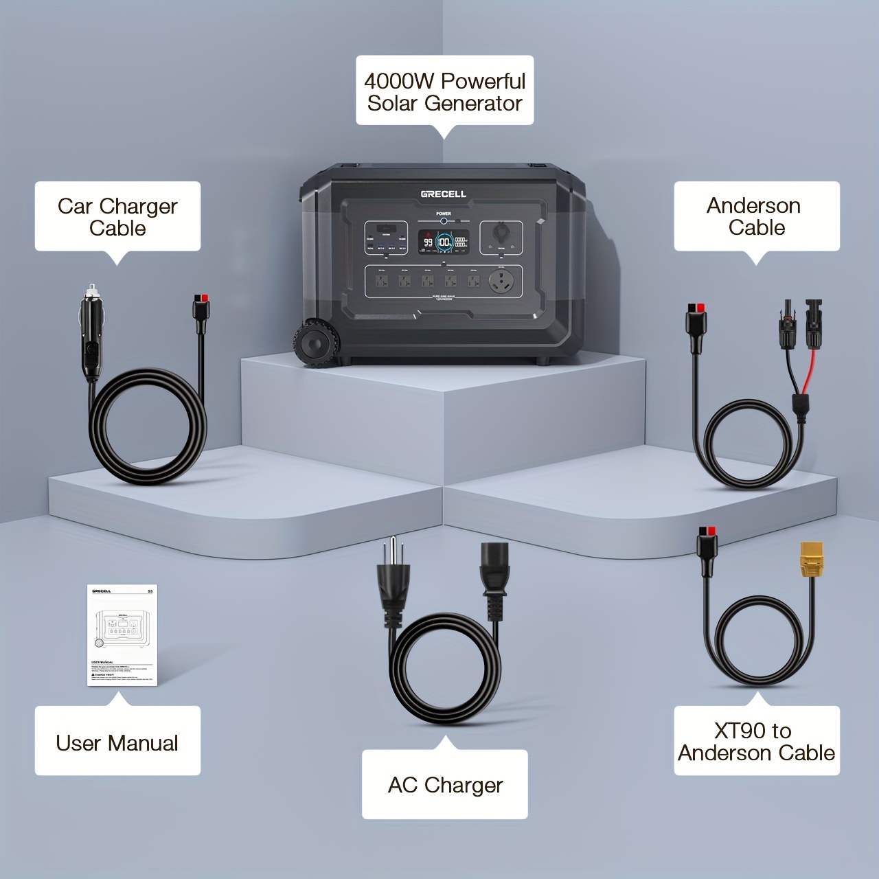Portable Power Station 5040wh Solar Generator Lifepo4 Home - Temu