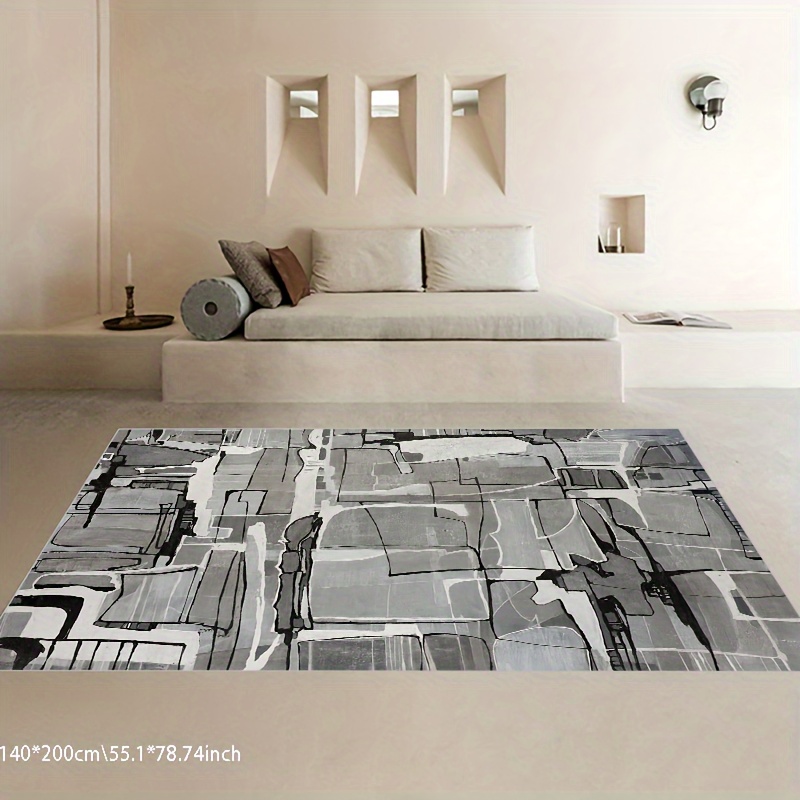 Living Room Bedroom Area Rug Modern Minimalist Irregular - Temu Portugal