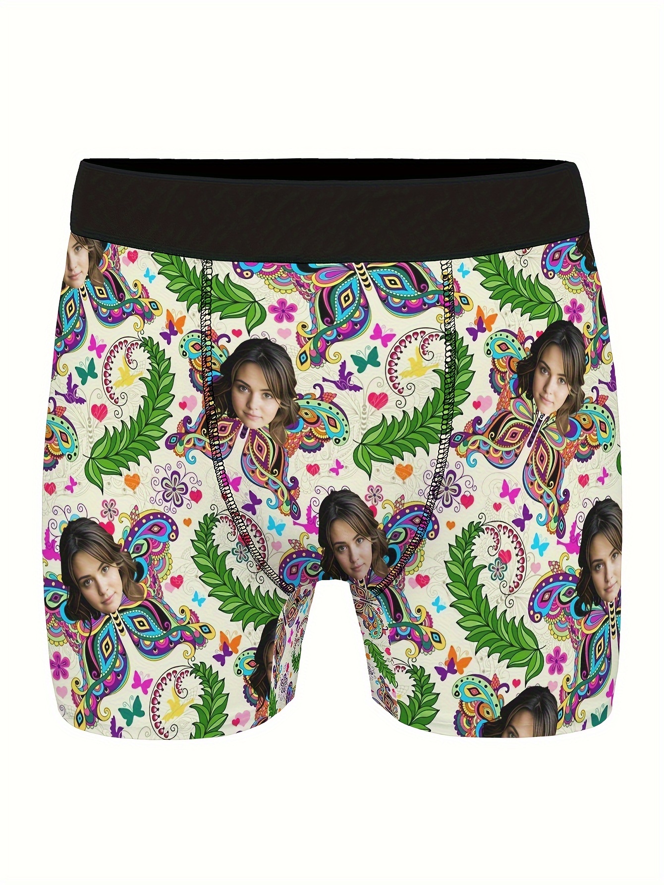 Personalized Custom Men's Boxer Briefs Set Funny Face - Temu New Zealand