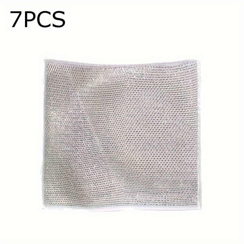 Wire Grid Dishcloth Steel Wire Scouring Pad Replaces Steel - Temu Ireland