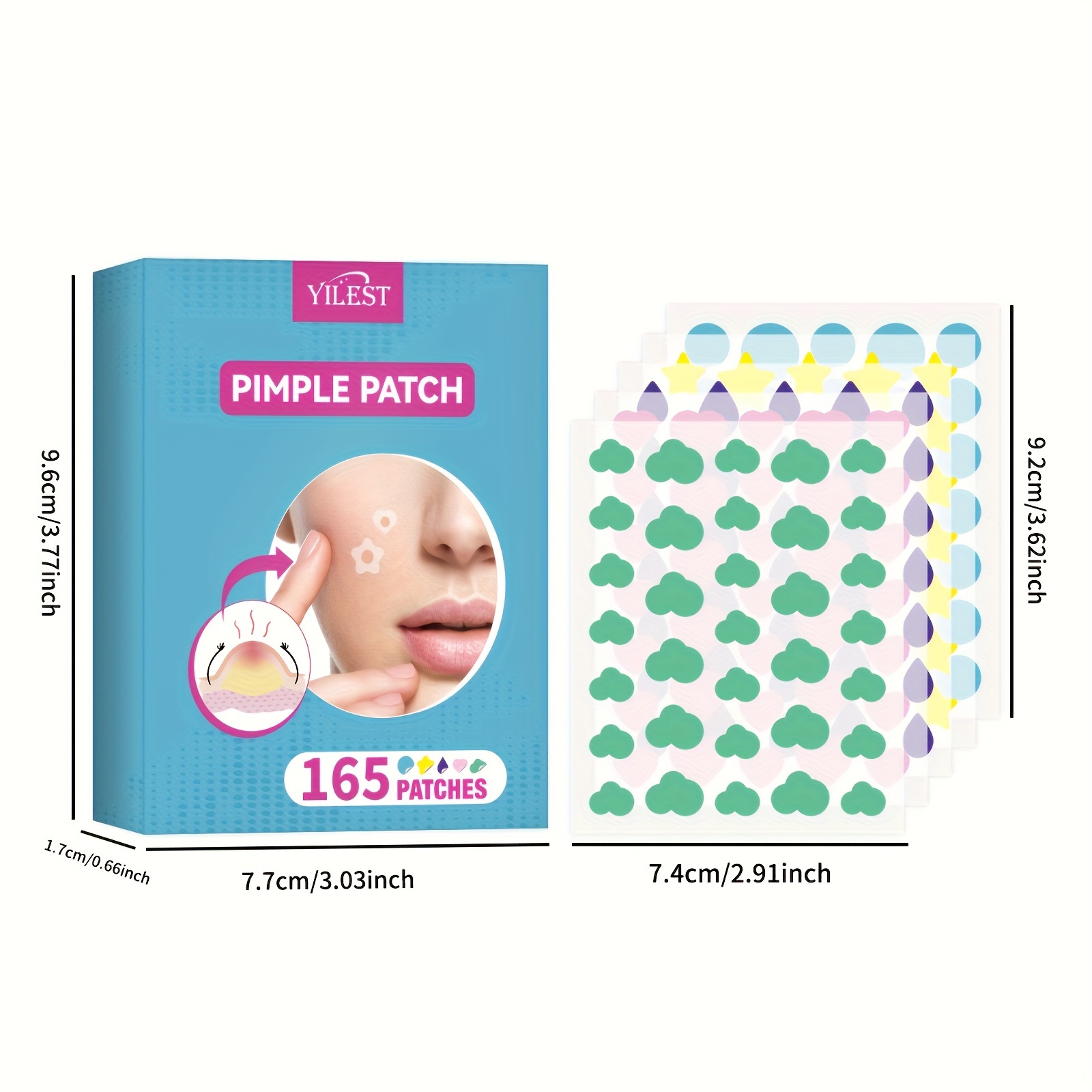 165 Pièces Patchs Anti imperfections En Forme Adorable - Temu France