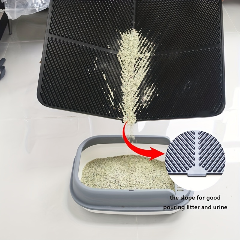 Silicone Cat Litter Mat: Easy Clean Prevents Urine Litter - Temu