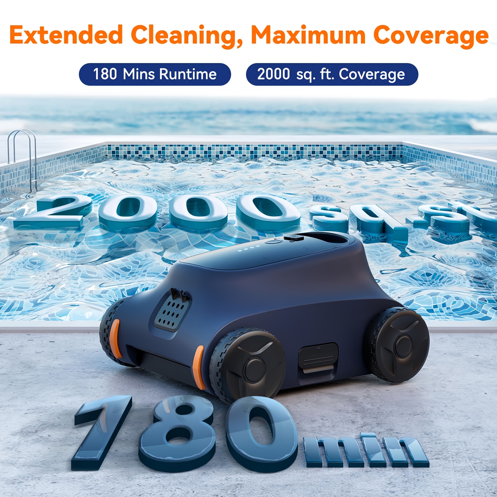 robotic pool cleaner sold on Temu United States