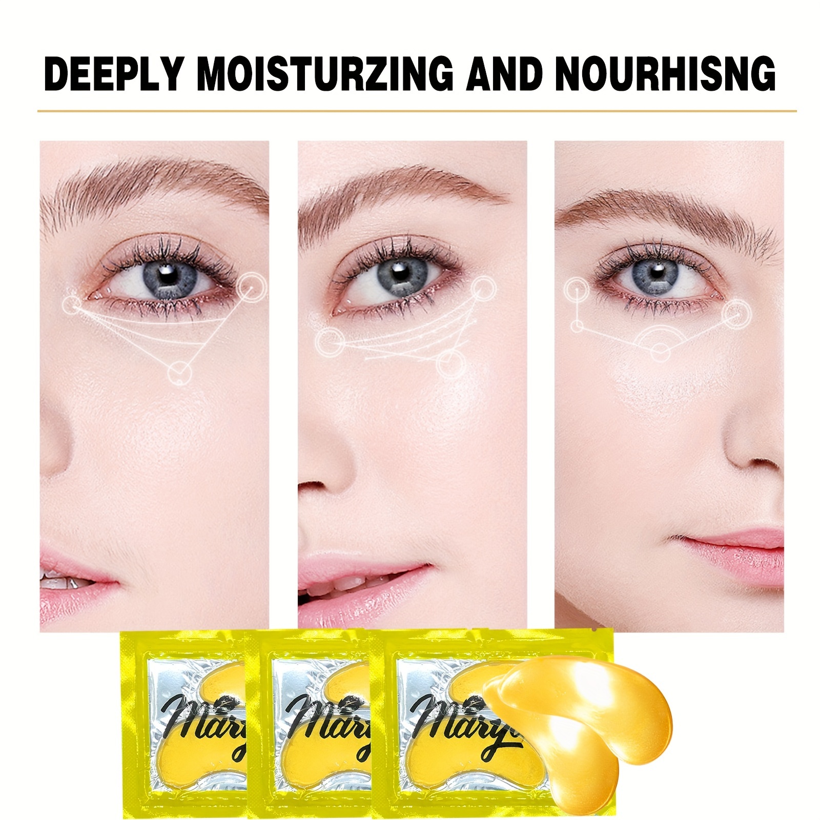 24k Patches Moisturizing Eye Mask Firming - Temu Australia