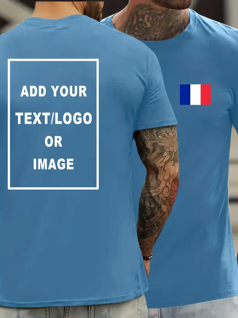 Custom T Shirt Personalized Tees Men France Flag Print Temu Australia