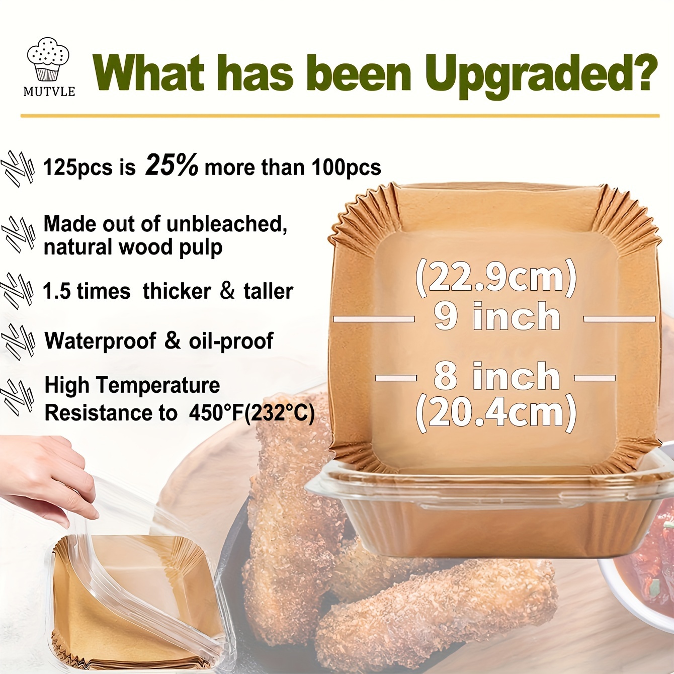 Log Disposable Air Fryer Liners - Temu