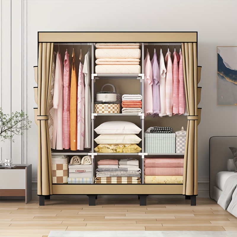 Black fabric wardrobe store