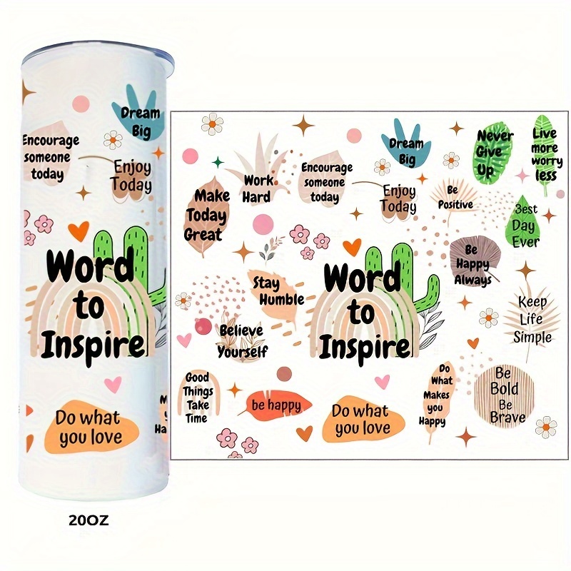 Dtf Cup Wrap Transfer Stickers Uv Glass Ceramics Plastic - Temu Australia