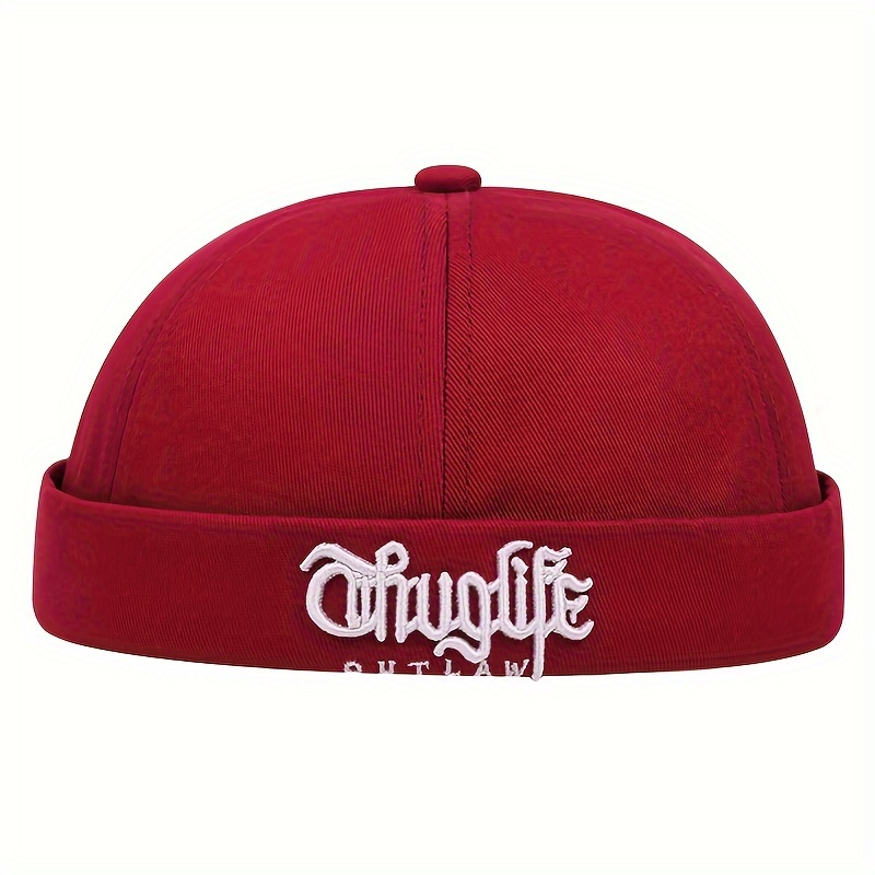 Gothic Letter Brodery Docker Hat Sort Hip Hop Unisex Beanie - Temu Denmark