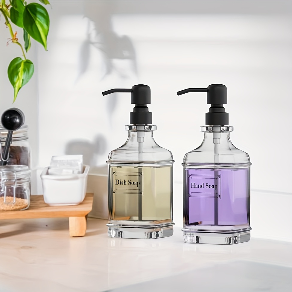glass bottles with pump sold on Temu United States