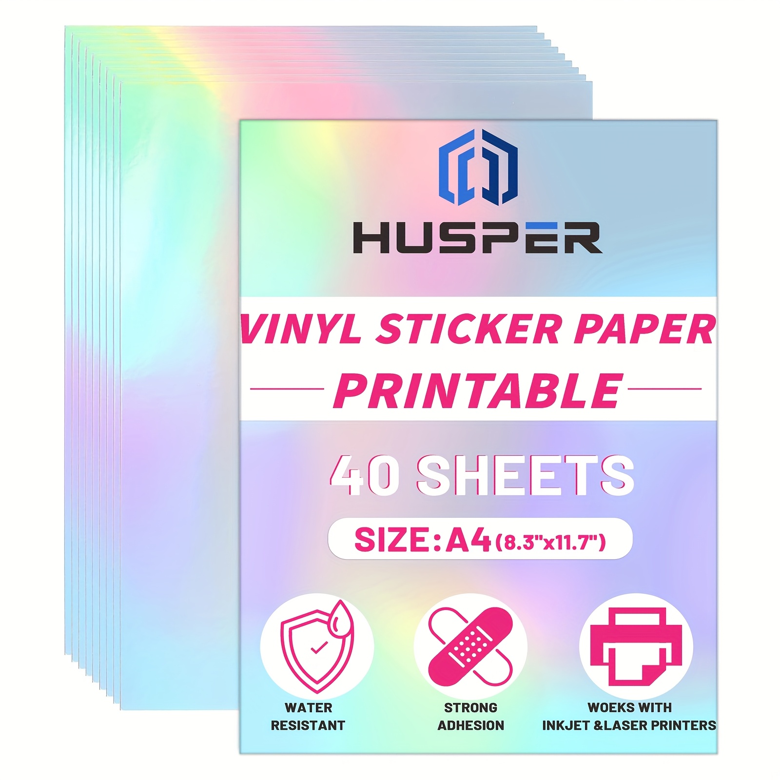 waterproof sticker paper sold on Temu United States