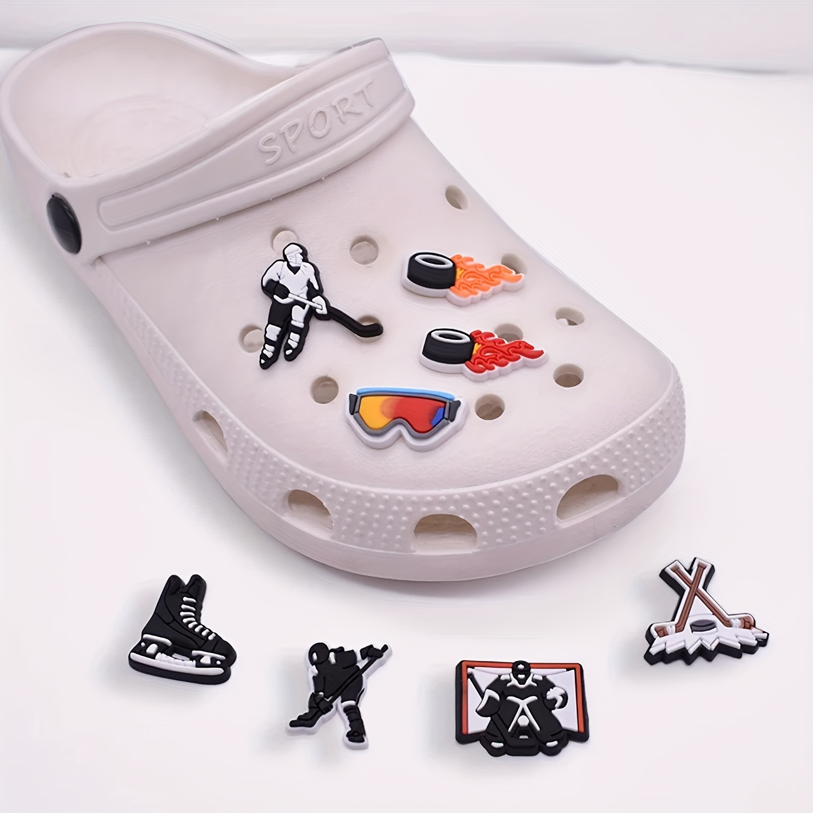 Ice Sports Series Shoe Decoration Charms Lovely Cartoon - Temu Australia