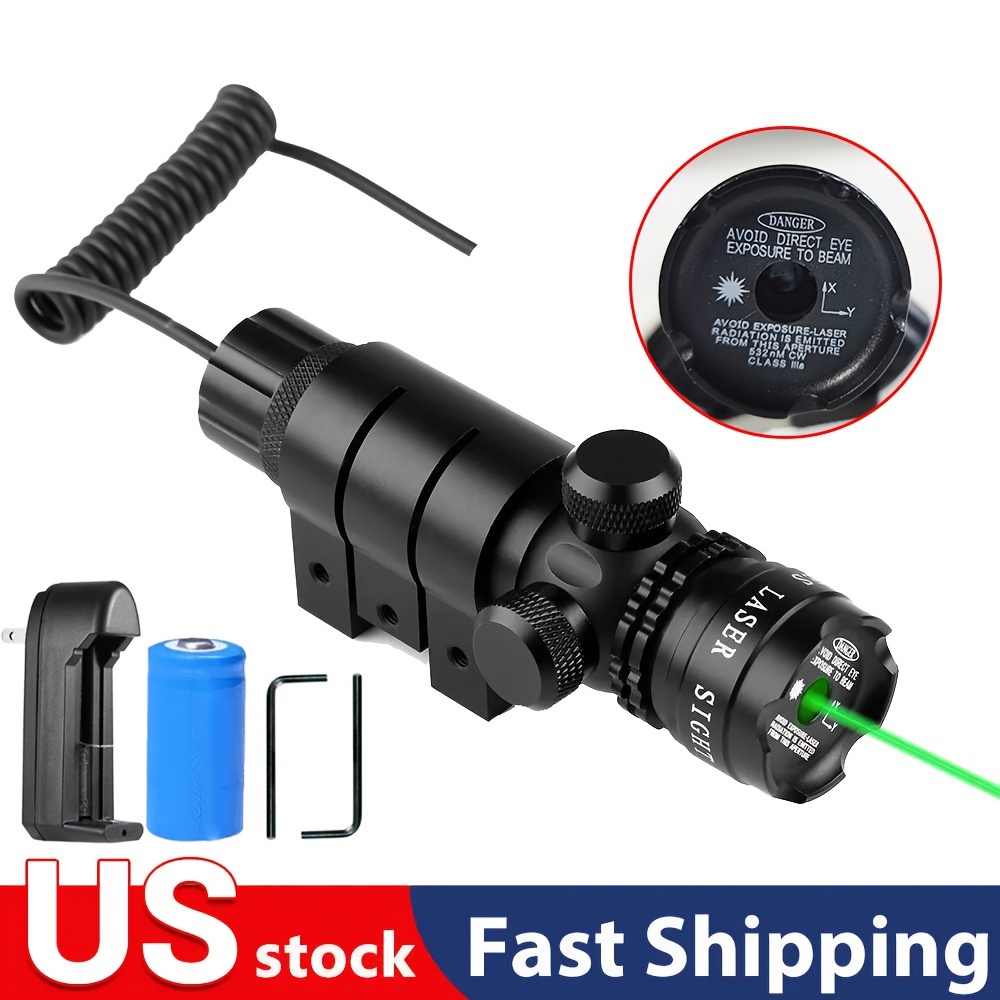 Laser Gun 2-Pack Red Dot Laser Sights With Barrel Clamp Mount ...
