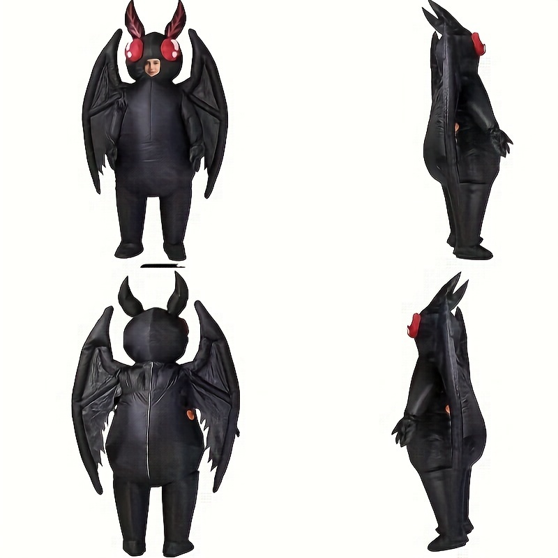 Adorable Funny Creative Inflatable Suit Cool Punk Black Bat - Temu Bahrain