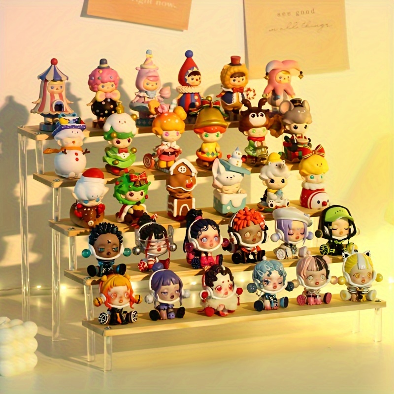 Wooden Blind Box Display Shelf A Staircase style Bubble Mart - Temu