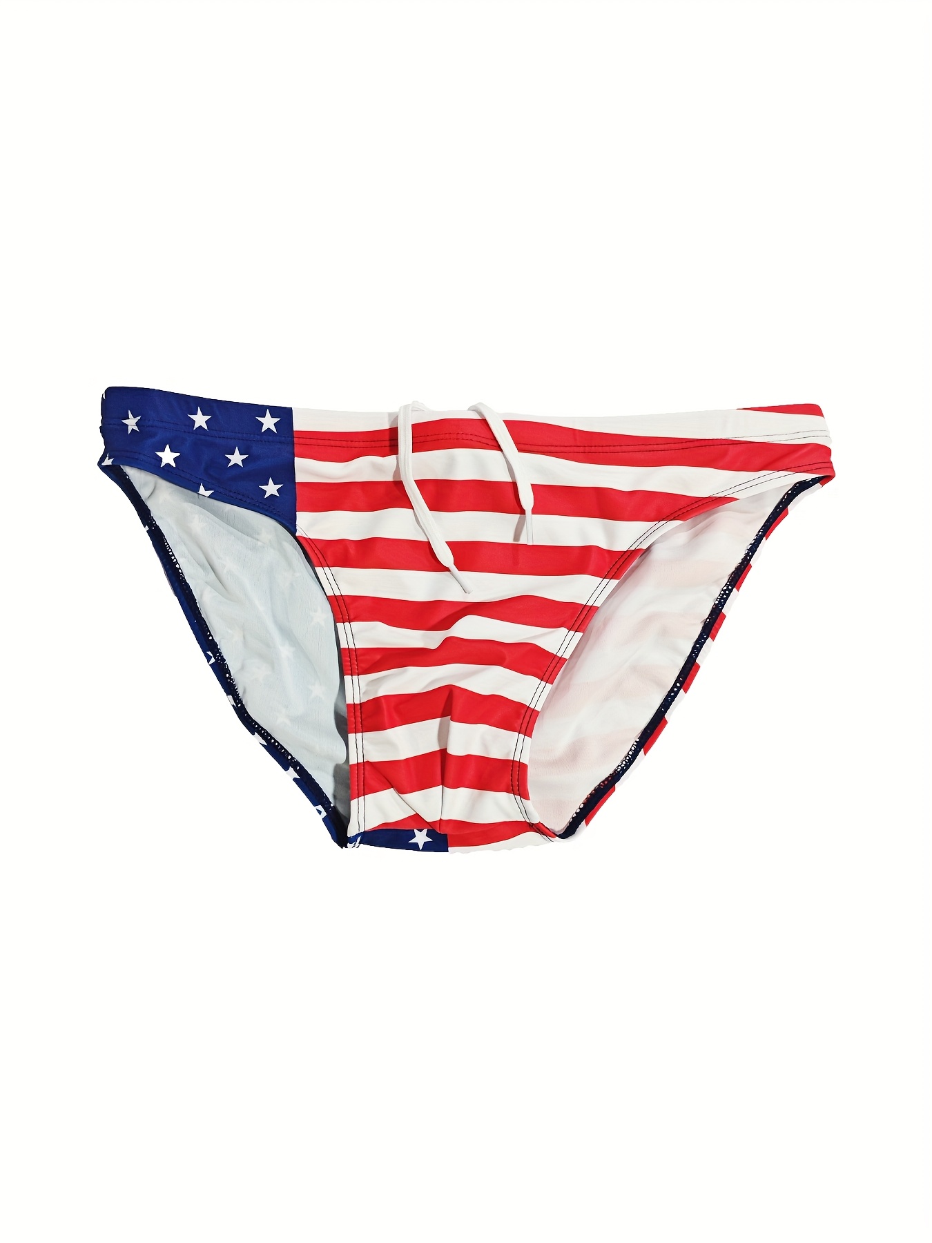 quick drying men s flag pattern slips swim trunks men s Temu Canada