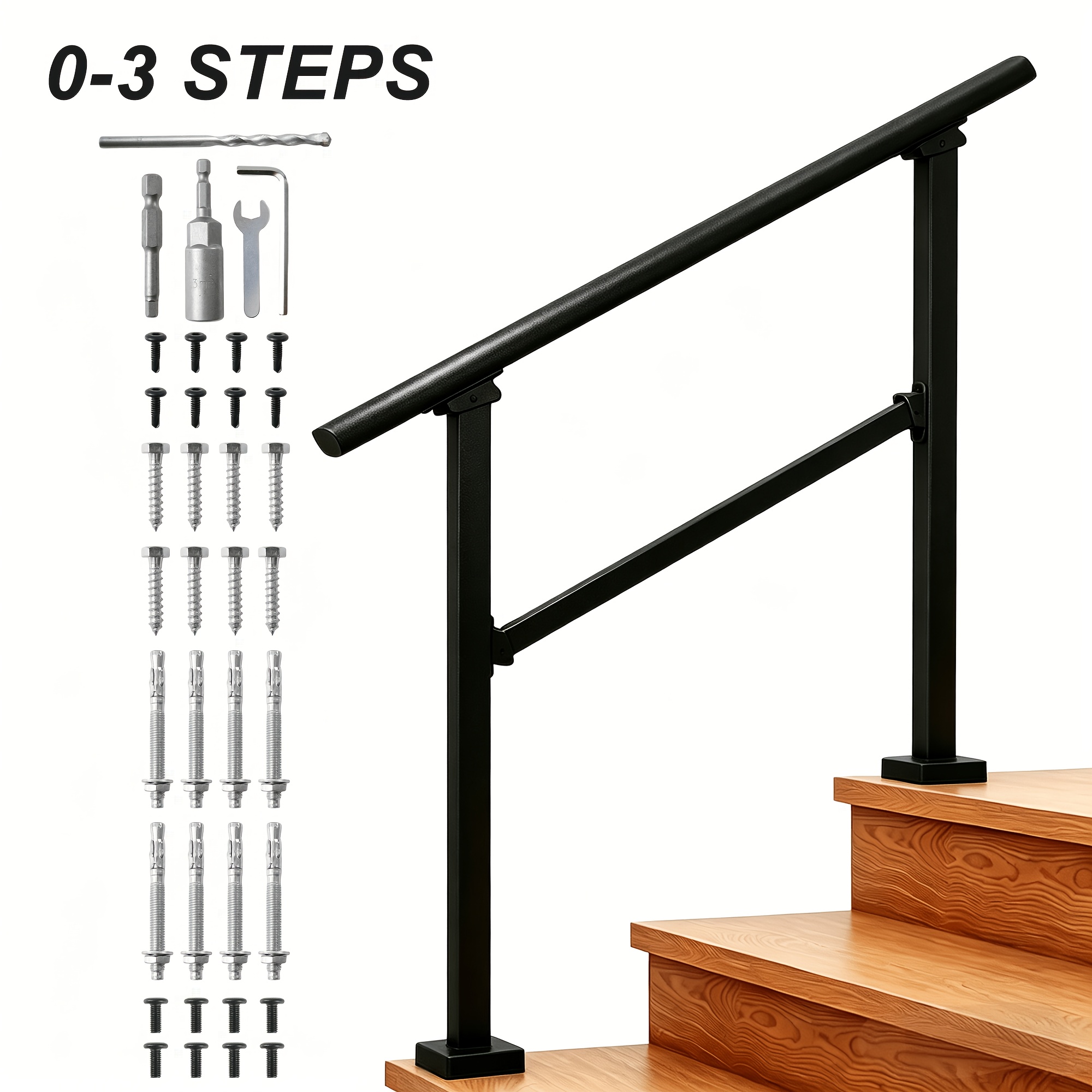 deck and stair railings sold on Temu United States