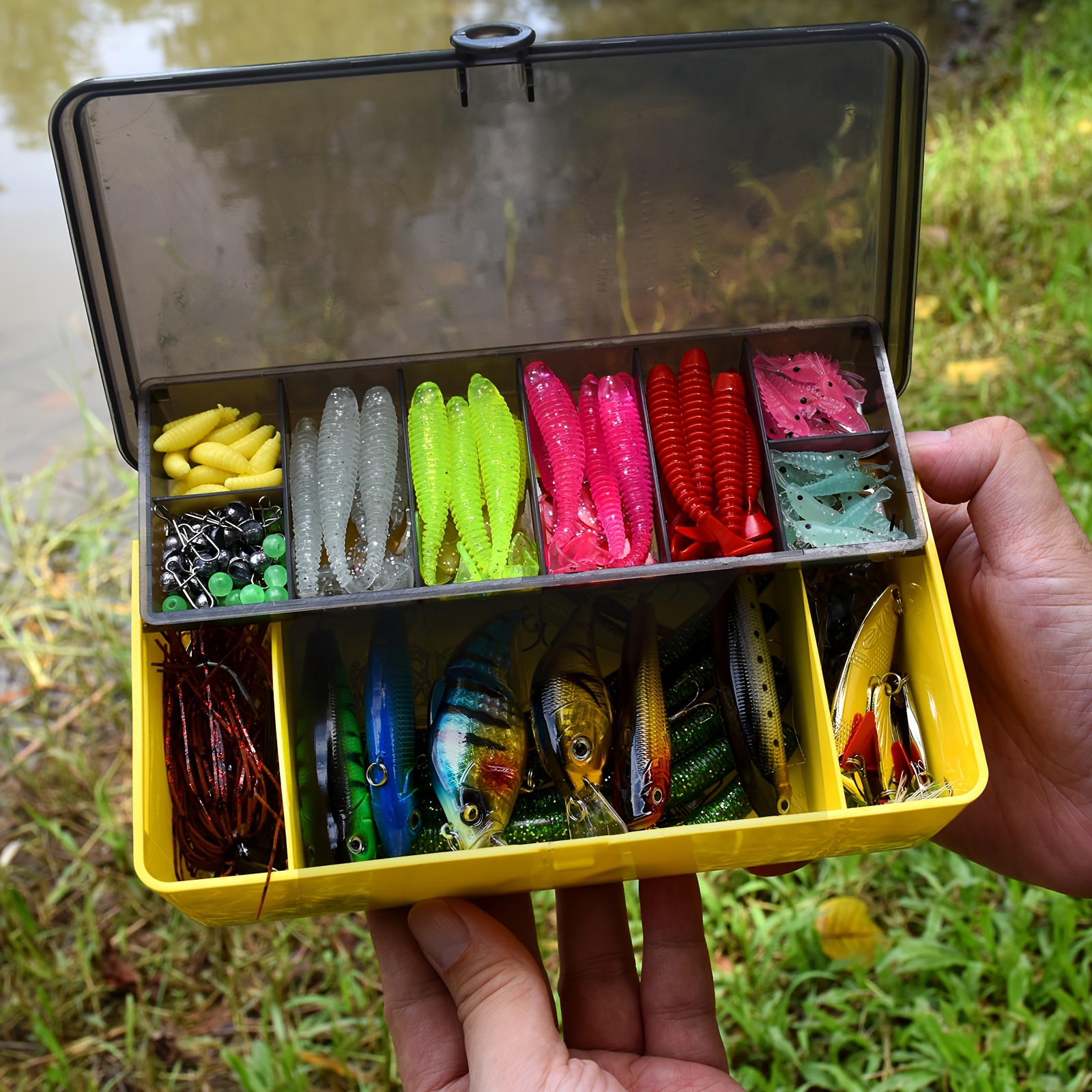 kit complet matériel pêche 88/108/130/360 pièces : - Temu France