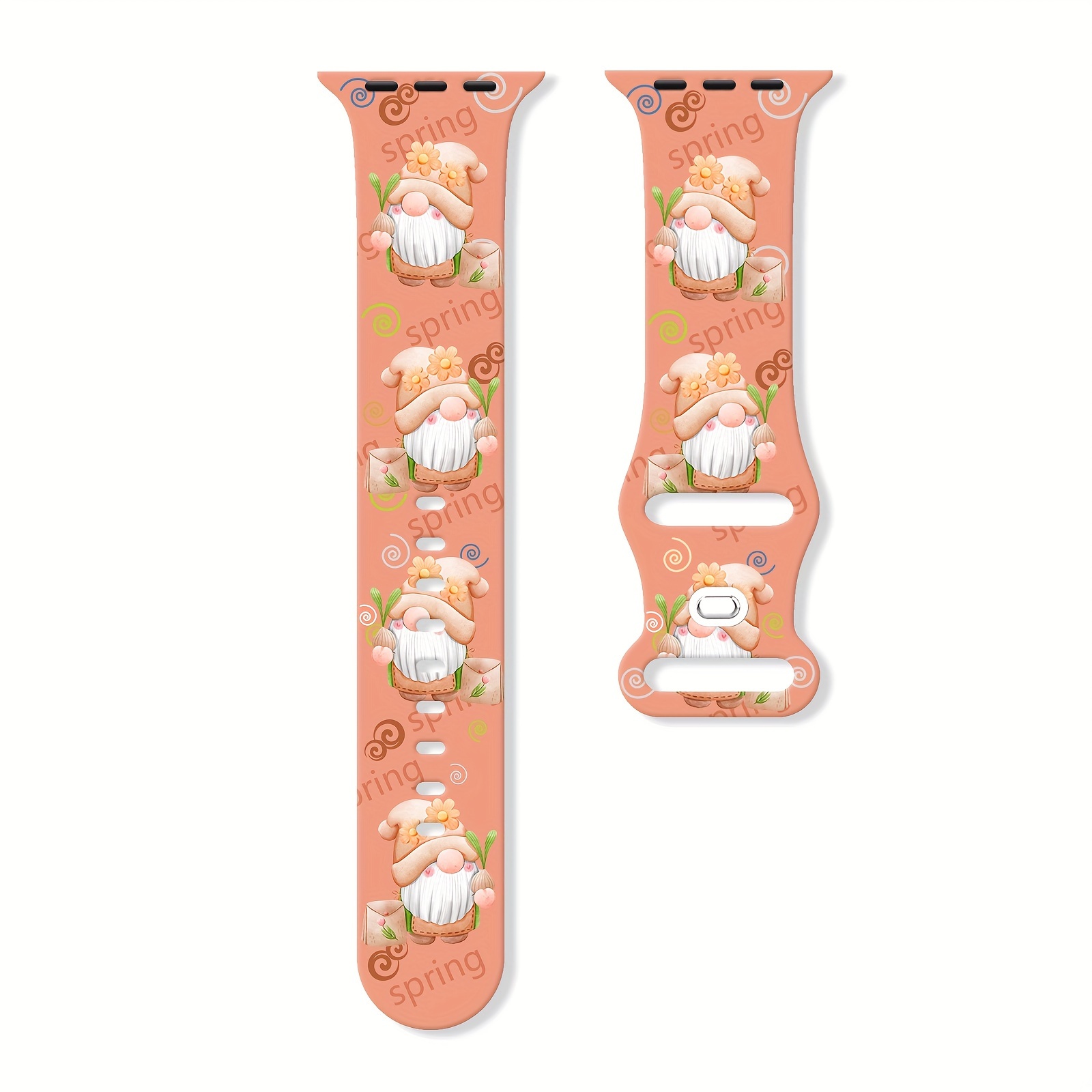 Cute Cartoon Gnome Series Charm Watchband Compatible Iwatch - Temu Canada