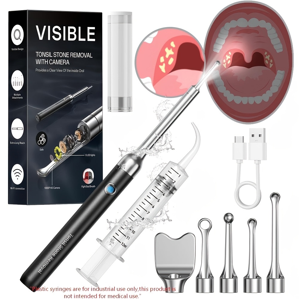 Tonsil Stone Removal Tool With Camera